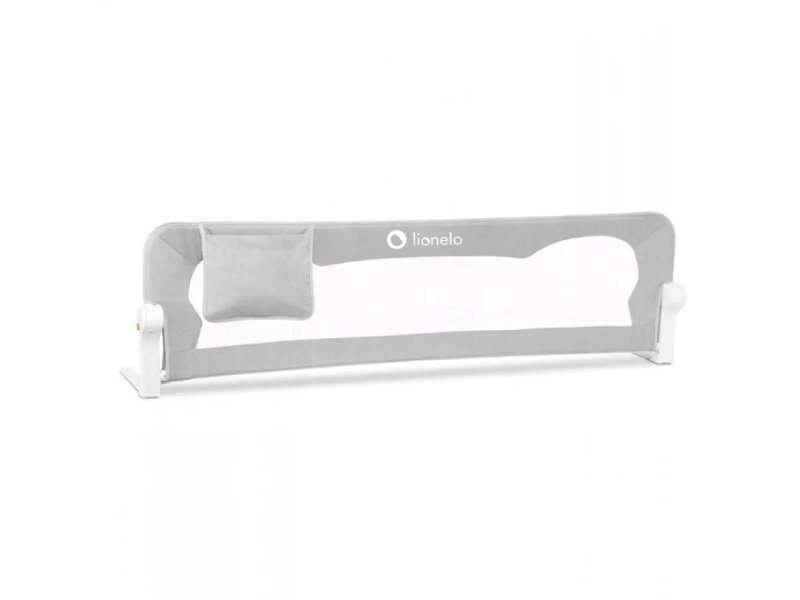 LIONELO Zaštitna ogradica za krevet Eva, Siva | Iskustva & Preporuke