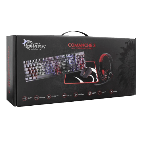 White Shark Comanche 3 GC-4104 4U1 - Gejmerski komplet | Iskustva ...
